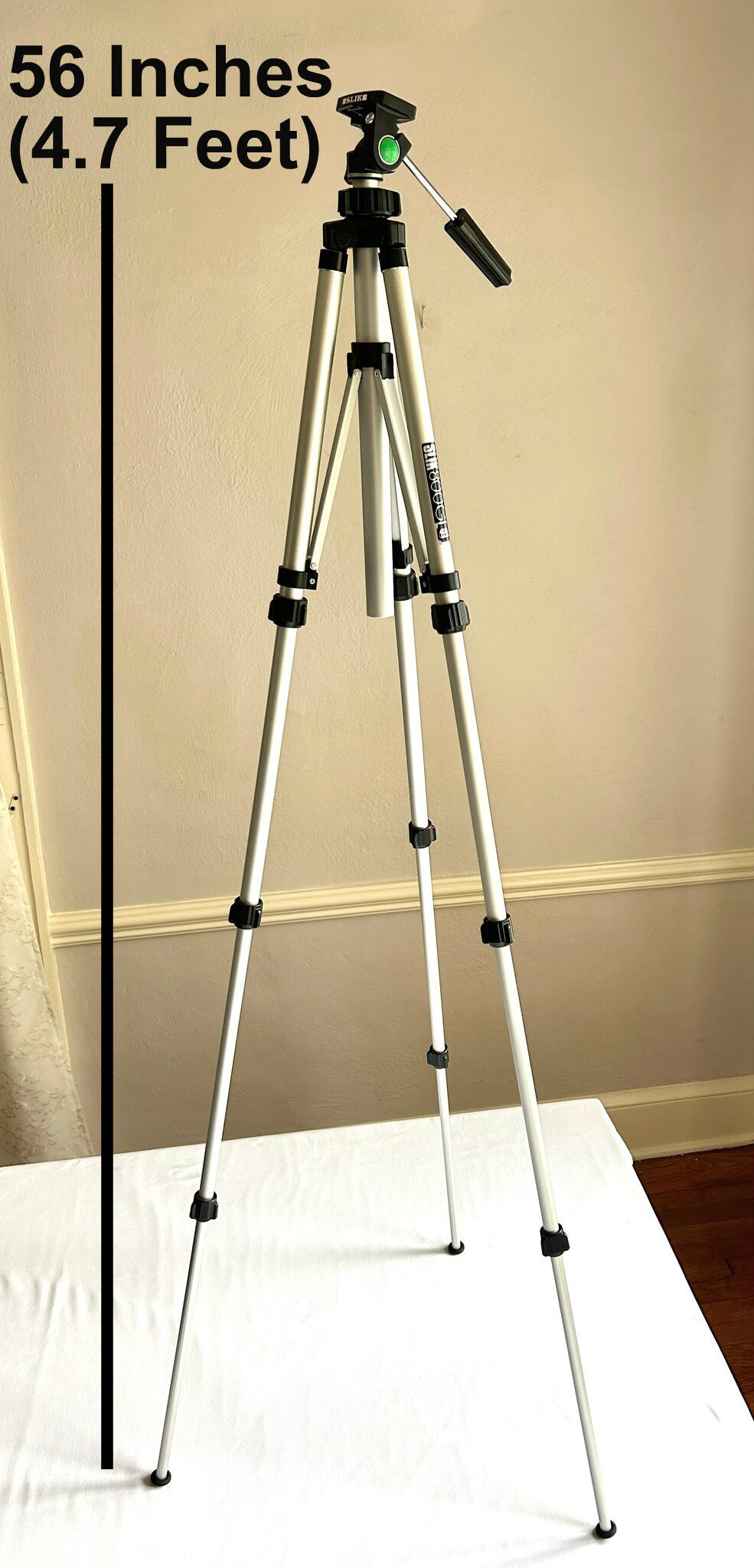 Vintage SLIK 800G Folding Lightweight Aluminum Camera Tripod Stand 611 ...