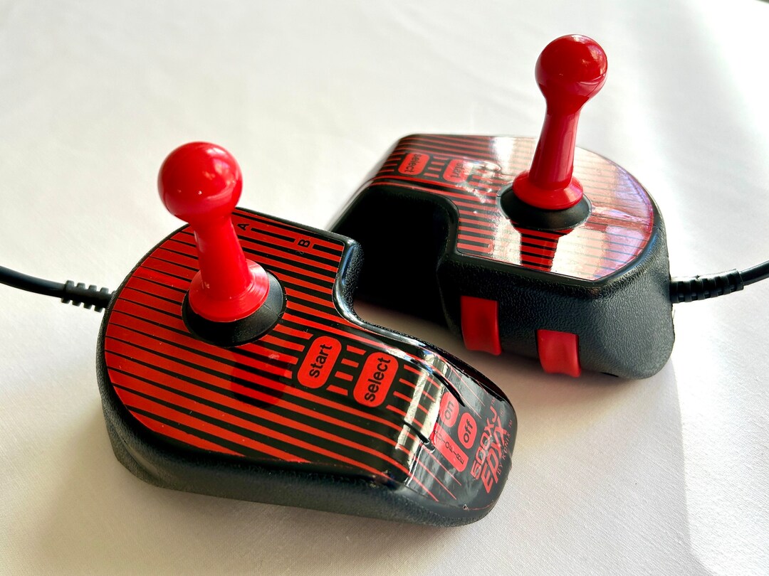 2 RARE 1980s Konix 500XJ Epyx With Autofire DB9 Joysticks Controllers Atari 2600 C64 - Etsy