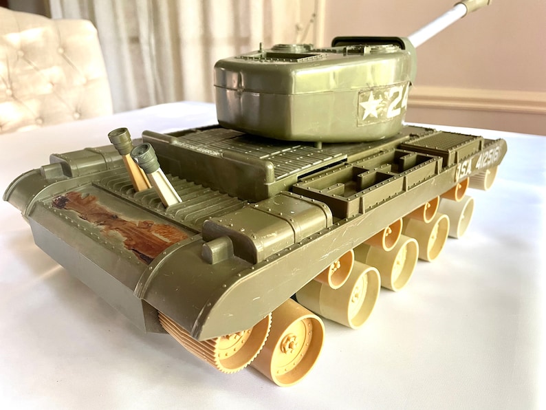 1965 Vintage Remco US Army Bulldog Tank. Battery Operated. Style #607 ...