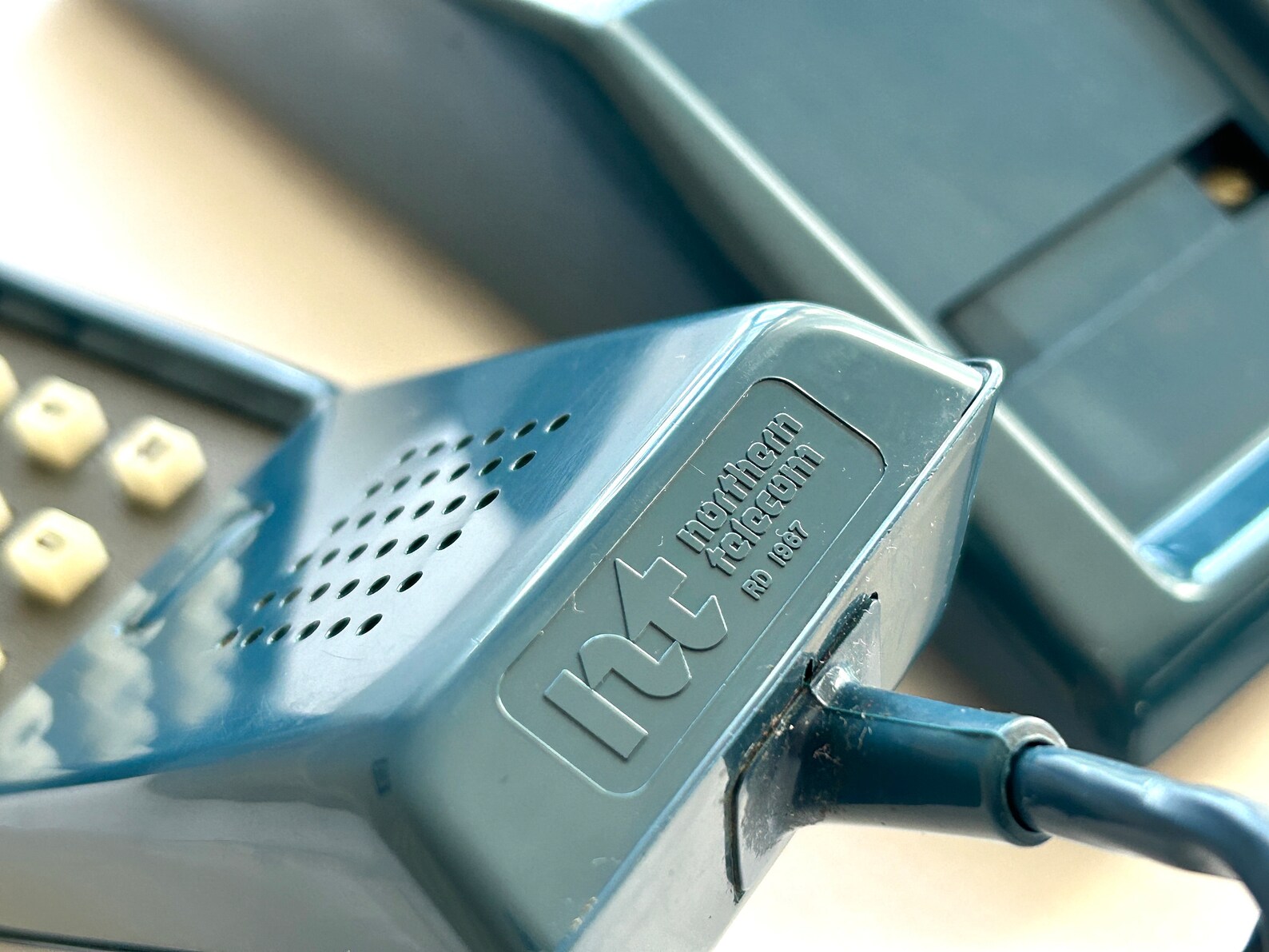 Mod, Vintage Northern Telecom Contempra Telephone 1970s Denim Blue ...