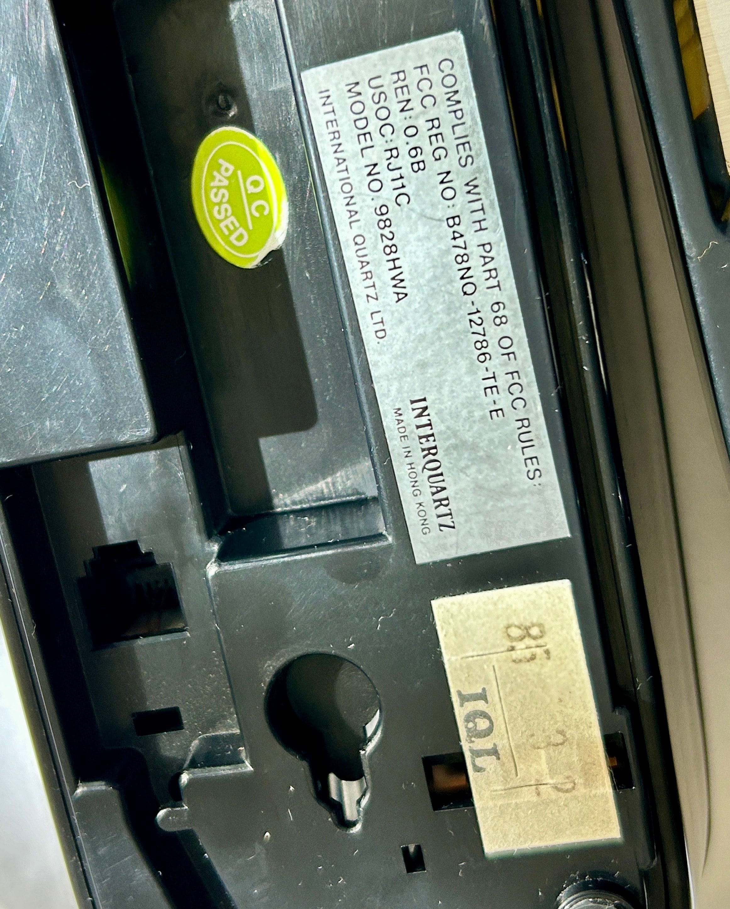 RARE Vintage Glossy 1980s International Quartz Telephone Push Button ...