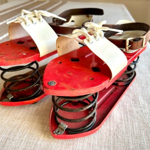 1960s Vintage Circus Metal Rapco Jumping Shoes With Springs Atomic ...