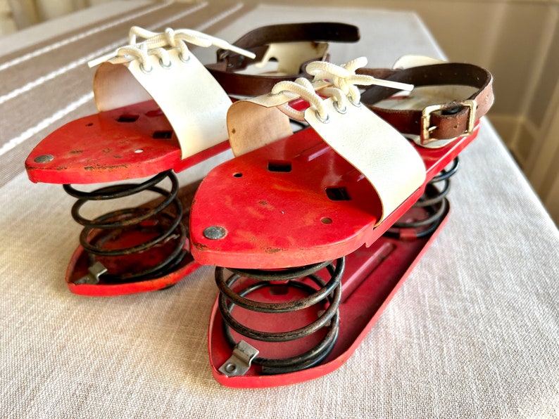 1960s Vintage Circus Metal Rapco Jumping Shoes With Springs Atomic ...