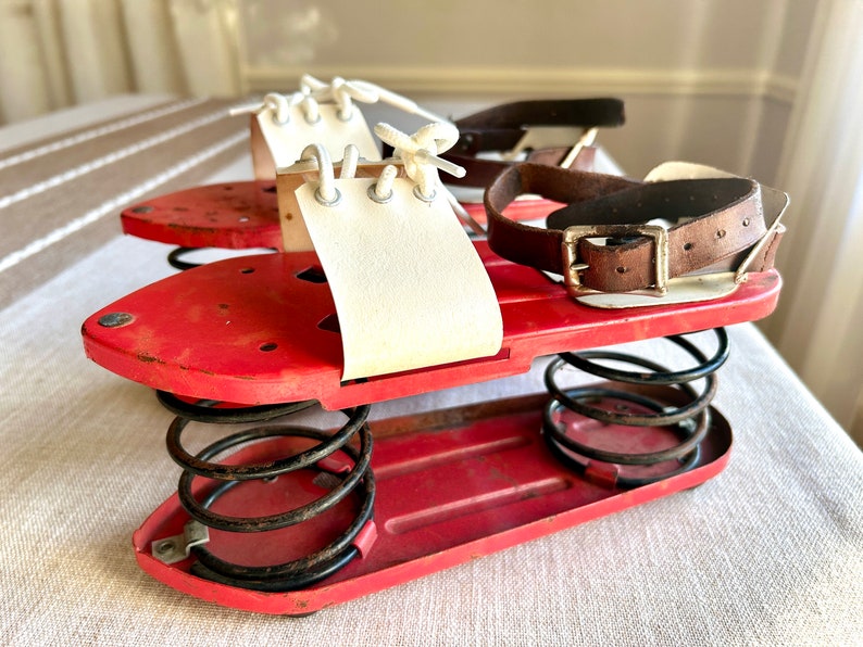 1960s Vintage Circus Metal Rapco Jumping Shoes With Springs Atomic ...