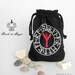 Embroidered Rune Bag. Mjolnir. Runic Divination. Celtic Rune Bag. Gift ...