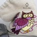 Celtic Owl Rune Bag, Linen Tarot Pouch, Embroidered Divination Bag ...
