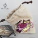 Owl Rune Bag. Owl Rune Pouch. Owl Dice Bag. Embroidered Rune - Etsy