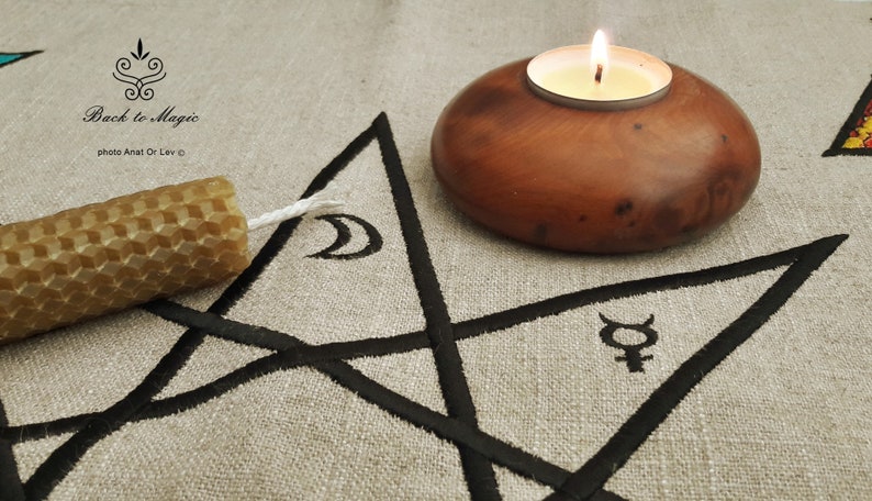 Embroidered Divination Cloth. Altar Cloth. 21-22 Inch. Tarot Cloth ...