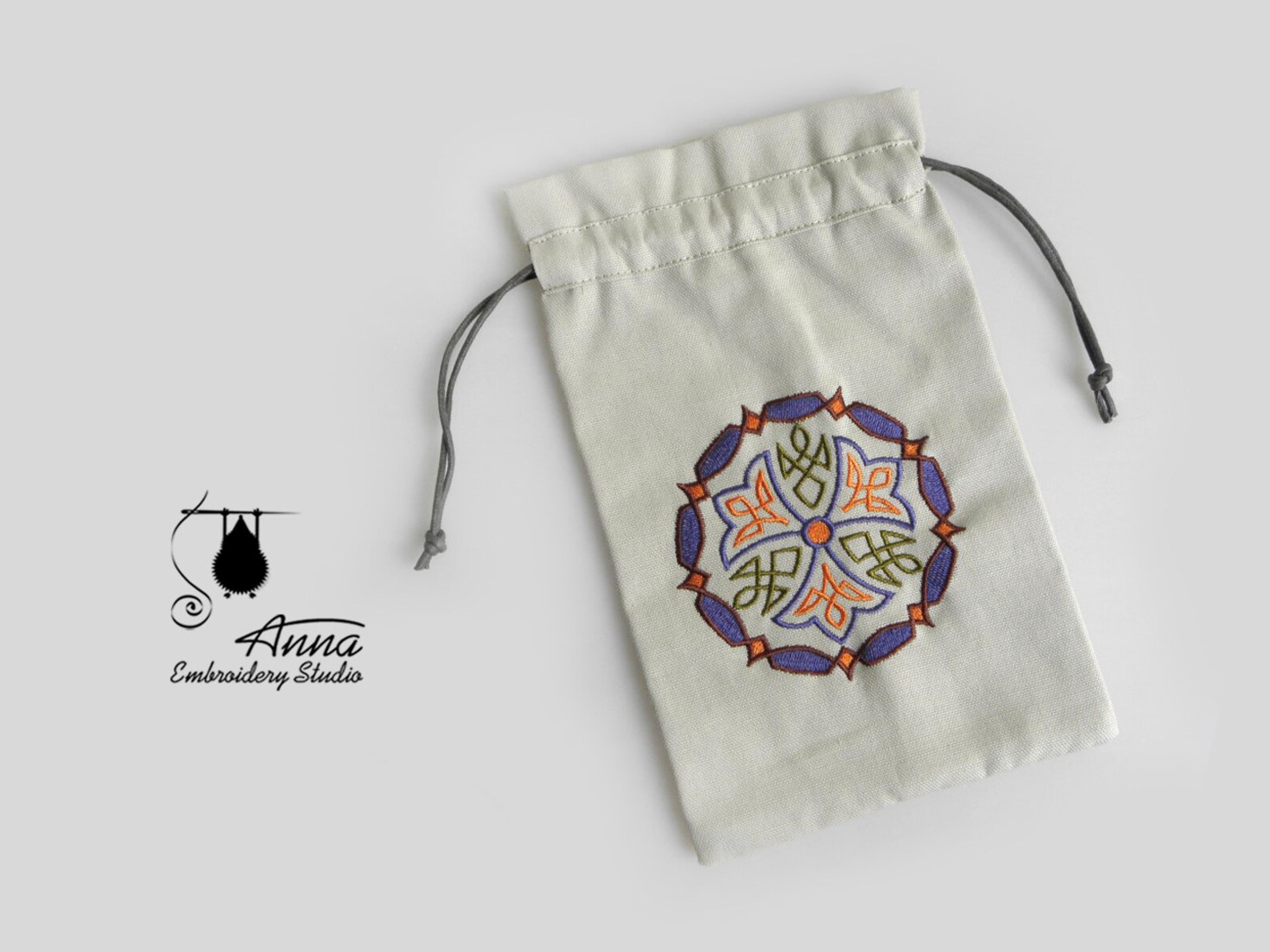 Embroidered Pouch. Celtic Style. Rune Bag. Tarot Bag. Healing - Etsy