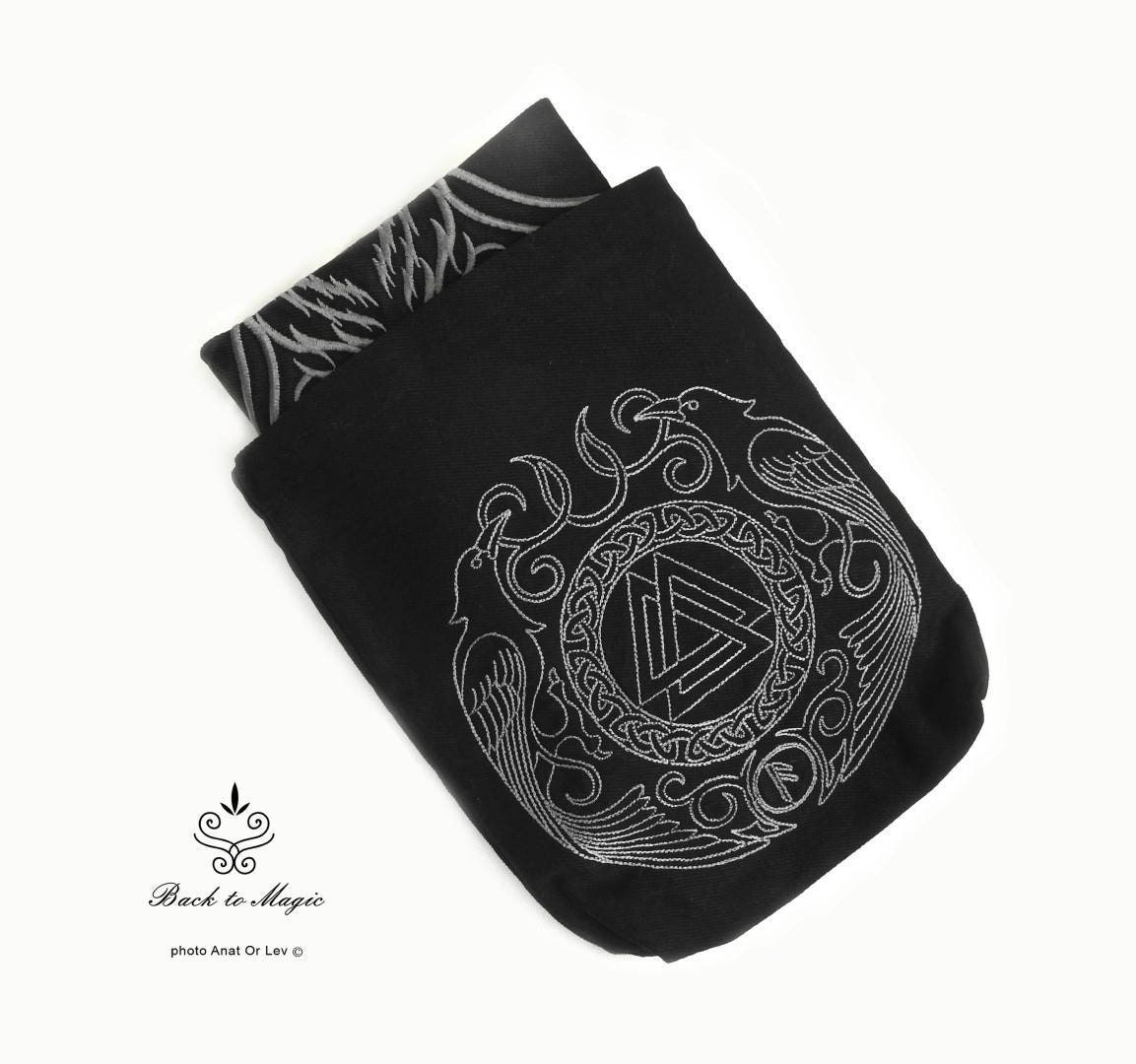 Rune Casting Cloth. Embroidered Divination Cloth 21-22. | Etsy