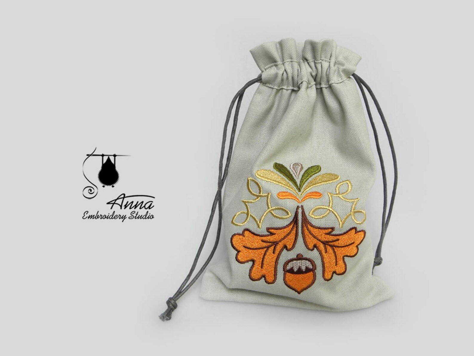 Embroidered Magic Pouch With a Celtic Motif. Pagan Wiccan - Etsy