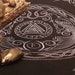 Rune Casting Cloth. Embroidered Divination Cloth 21-22". Ravens of Odin ...