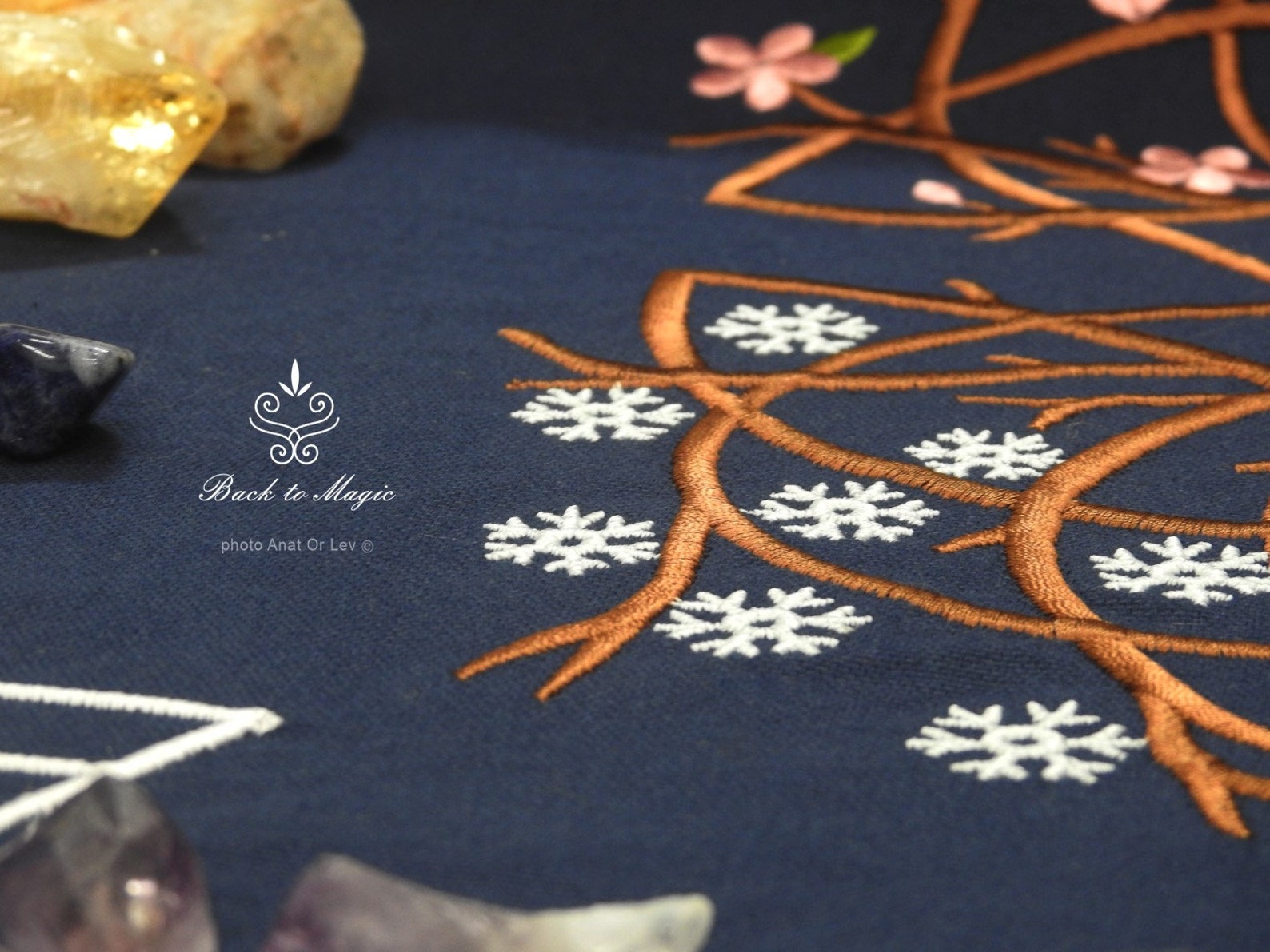 Embroidered Divination Cloth. Altar Cloth. Rune Casting Cloth. - Etsy