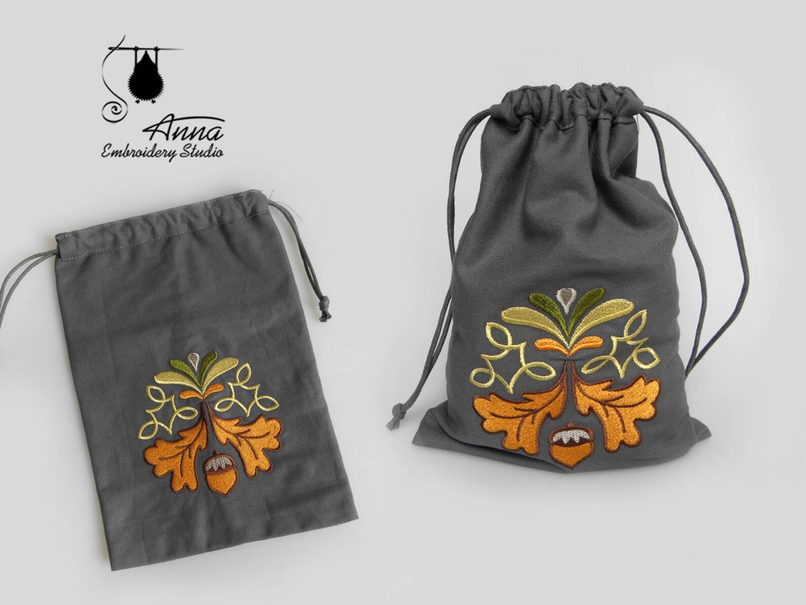 Embroidered Magic Pouch With a Celtic Motif. Pagan Wiccan | Etsy