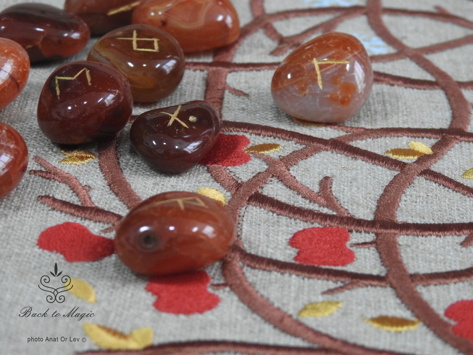 Embroidered Divination Cloth. Altar Cloth. Rune Casting Cloth. | Etsy