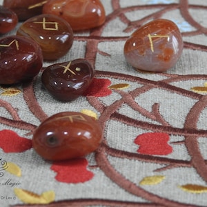 Embroidered Divination Cloth. Altar Cloth. Rune Casting Cloth. 21-22 ...