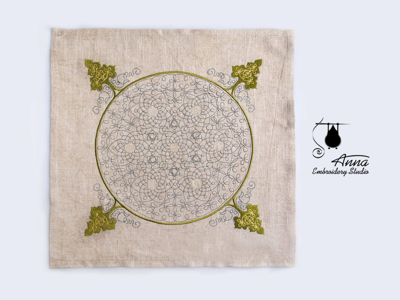 Embroidered Divination Cloth. Rune Casting Cloth. 19-20 Inch. | Etsy