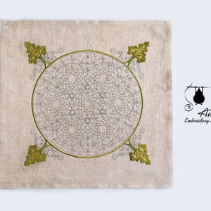 Embroidered Divination Cloth. Rune Casting Cloth. 19-20 Inch. Runic ...