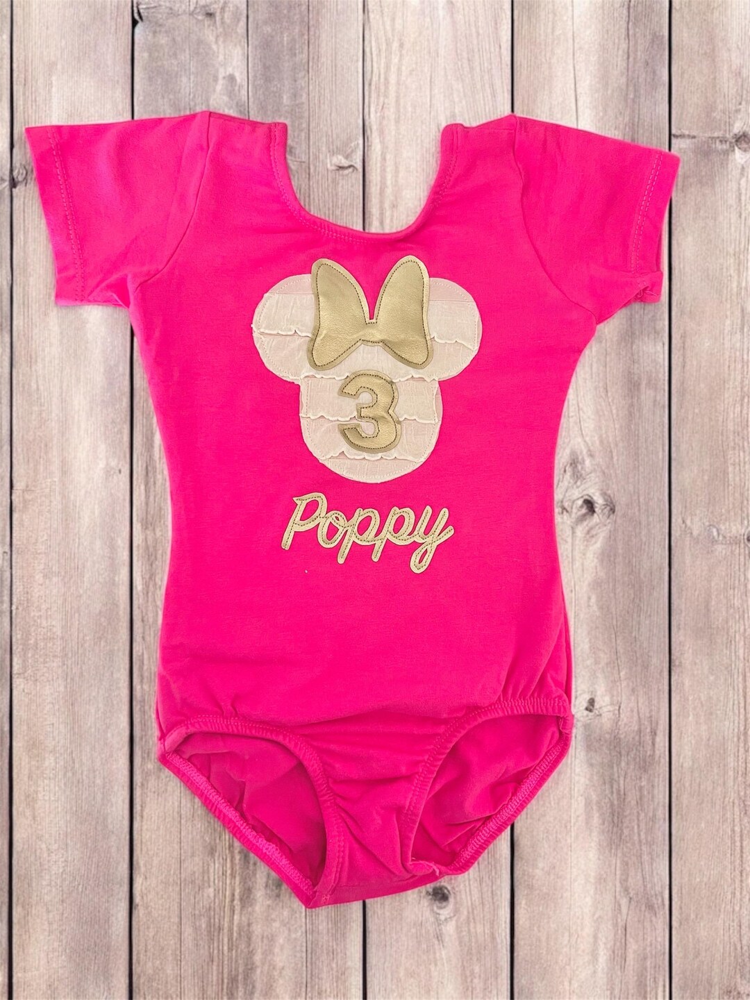 Gymnastics Birthday Leotard Dance Birthday Minnie Mouse Leotard ...