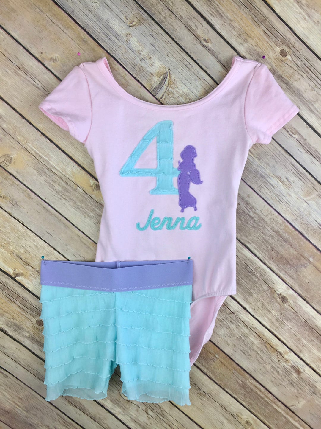 Princess Jasmine Leotard Birthday Outfit Gymnastics Party Leotard