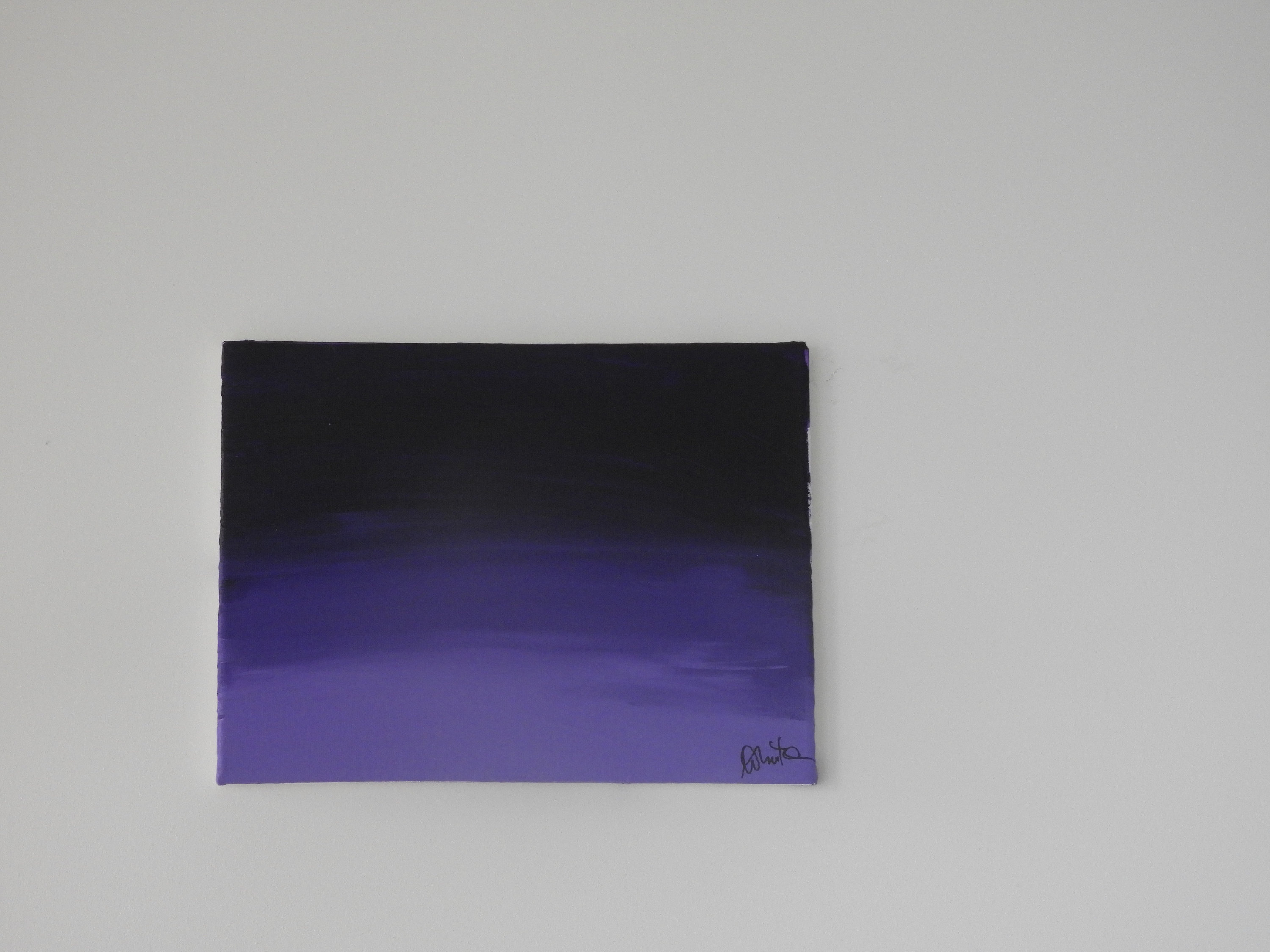 Abstract Violet Fading Painting. Handmade Artwork in Acrylic - Etsy UK