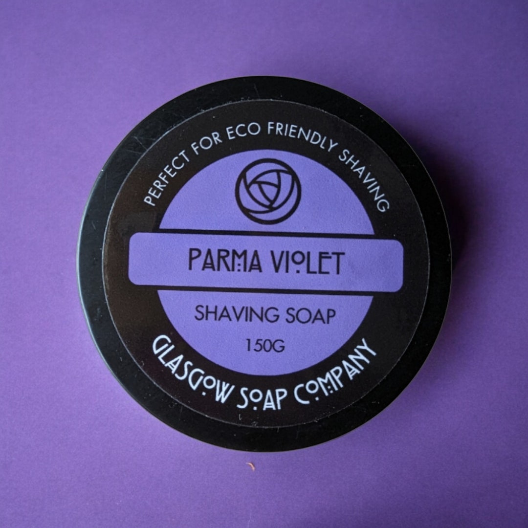 PARMA VIOLET Traditional Shaving Soap, Handmade in Scotland by Glasgow ...