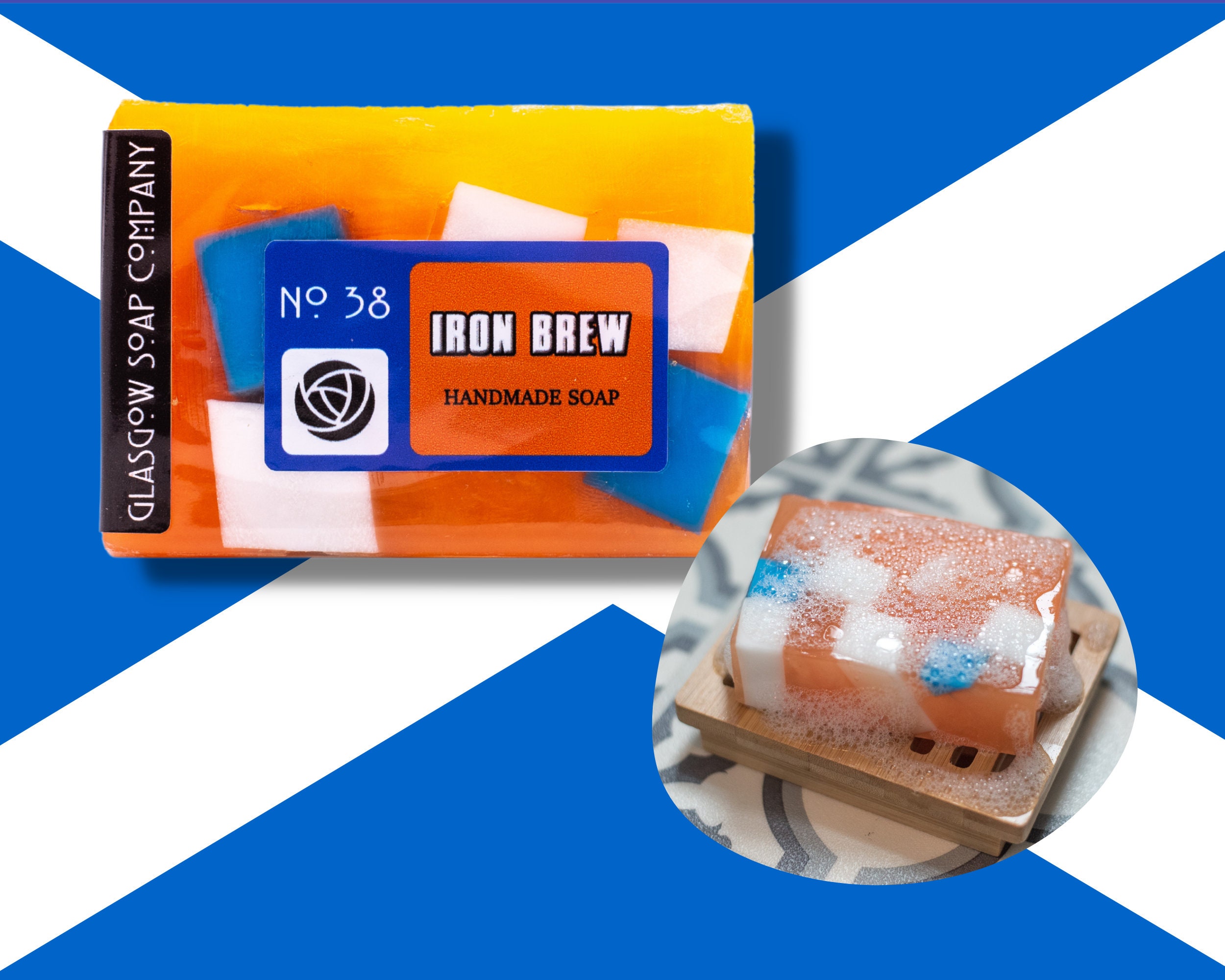 IRON BREW Handmade Soap Vegan Scottish Soap From Glasgow Soap | Etsy