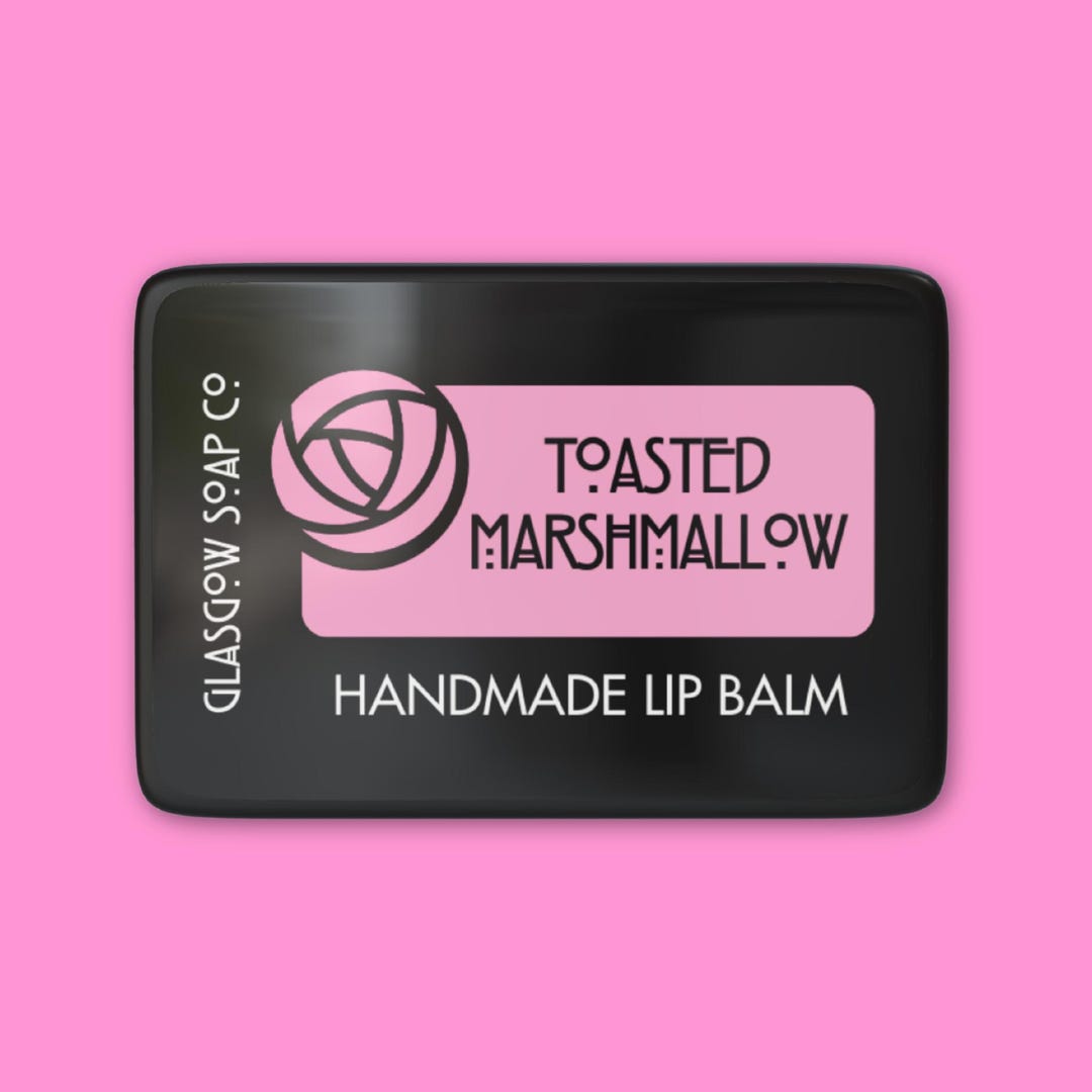TOASTED MARSHMALLOW Lip Balm, Scottish Halloween Gift, Handmade by ...