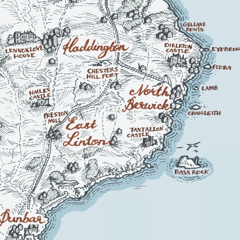 Firth of Forth Map | Stirling to Sea | River Forth | Edinburgh | Fife ...