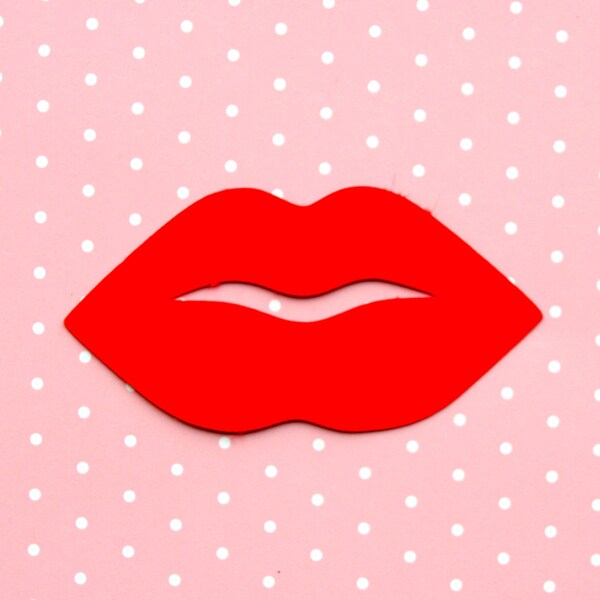 Lips Cut Out - Etsy