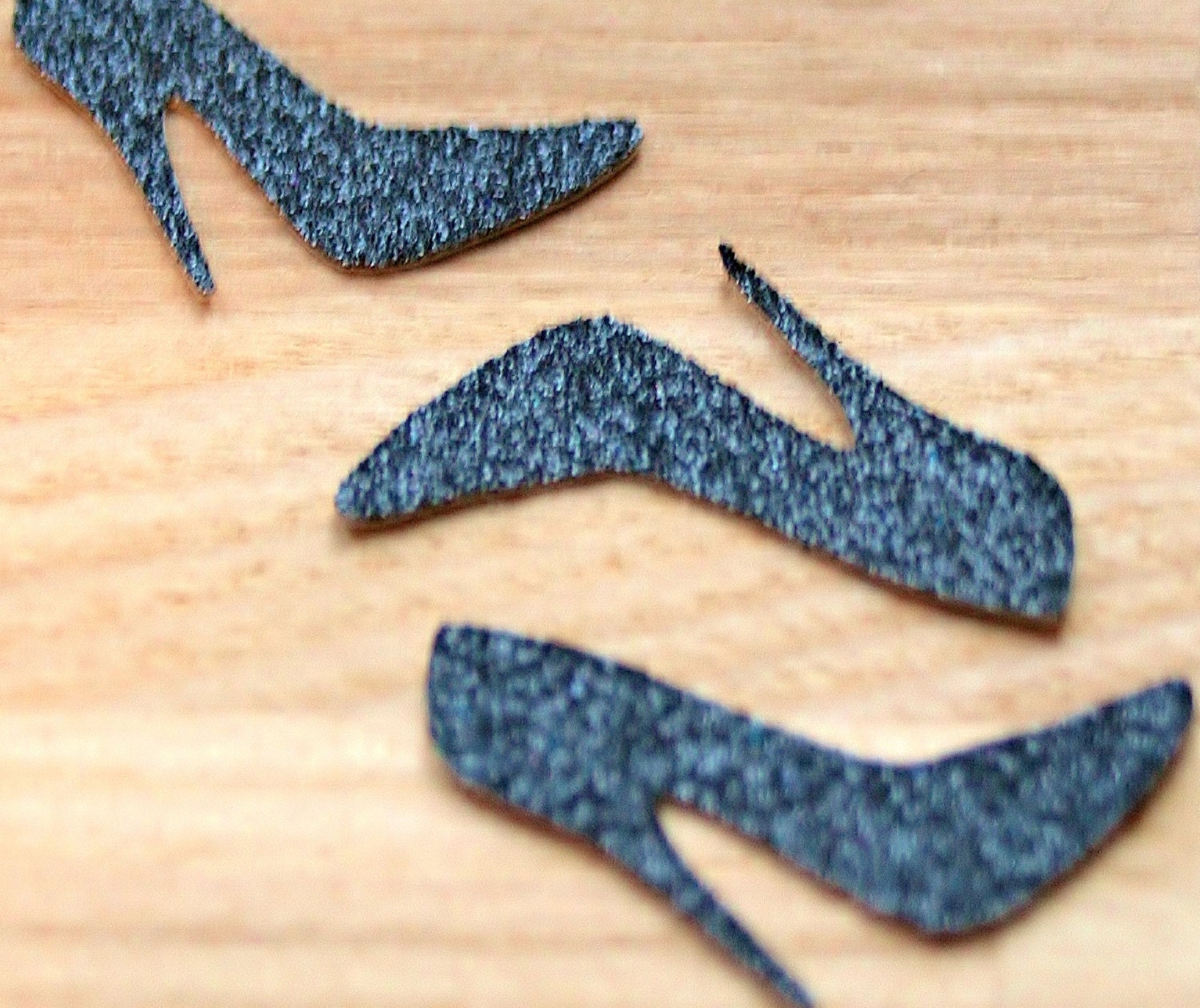 Glitter Paper Shoe Cutouts, 20 Pieces, 1"-6" Shoe Die Cut Shapes ...