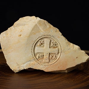 Jerusalem Stone Engraved Christogram ΙϹ ΧϹ ΝΙΚΑ, Eastern Christianity ...