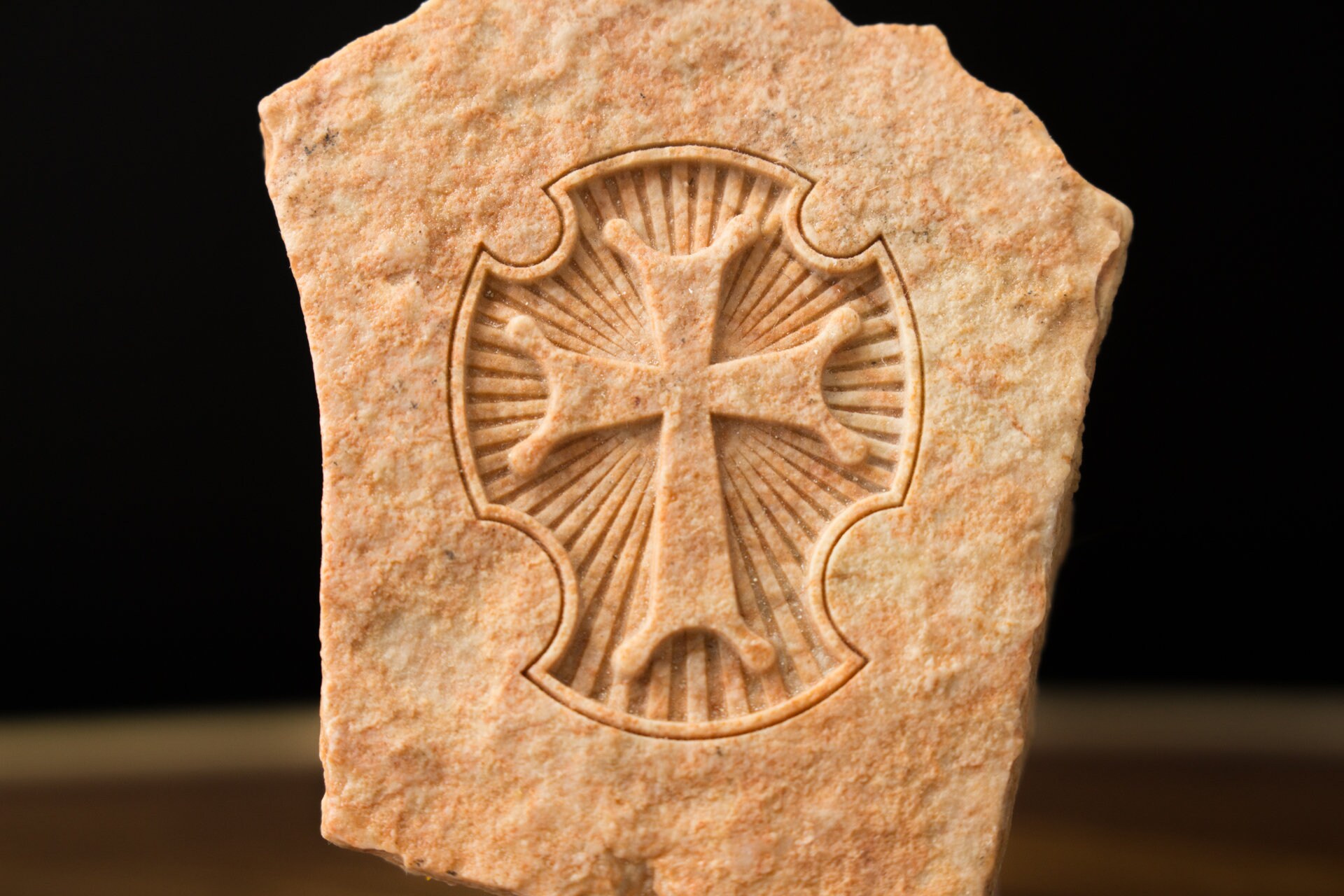 Drop-shaped Cross Engraving on Jerusalem Stone Holy Land - Etsy