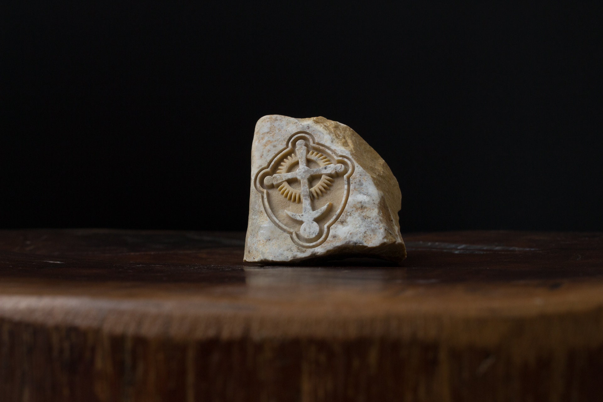 Russian Cross Over Crescent Engraved Stone Russian Orthodox - Etsy Ireland