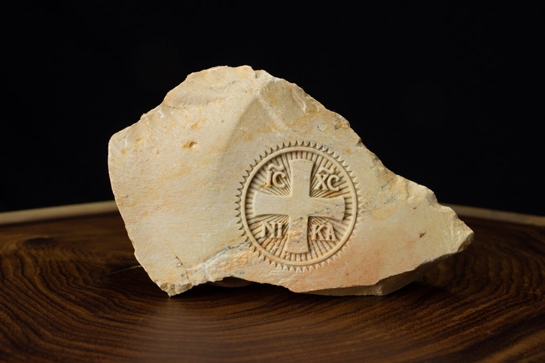 Jerusalem Stone Engraved Christogram ΙϹ ΧϹ ΝΙΚΑ, Eastern Christianity ...