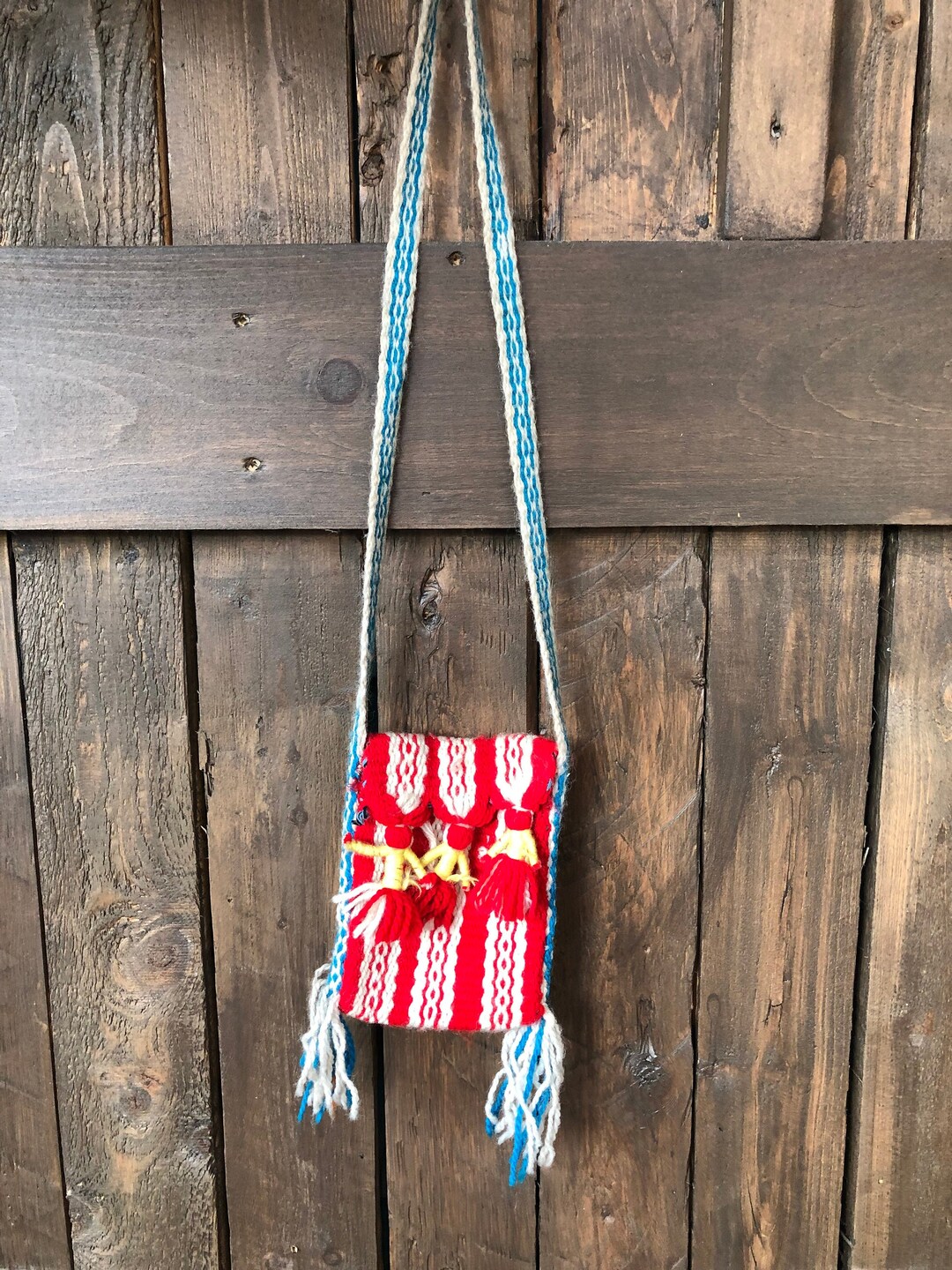 Tibetan Wool Purse Wool Pouch Wool Purse Wool Purse From Nepal Hippie ...