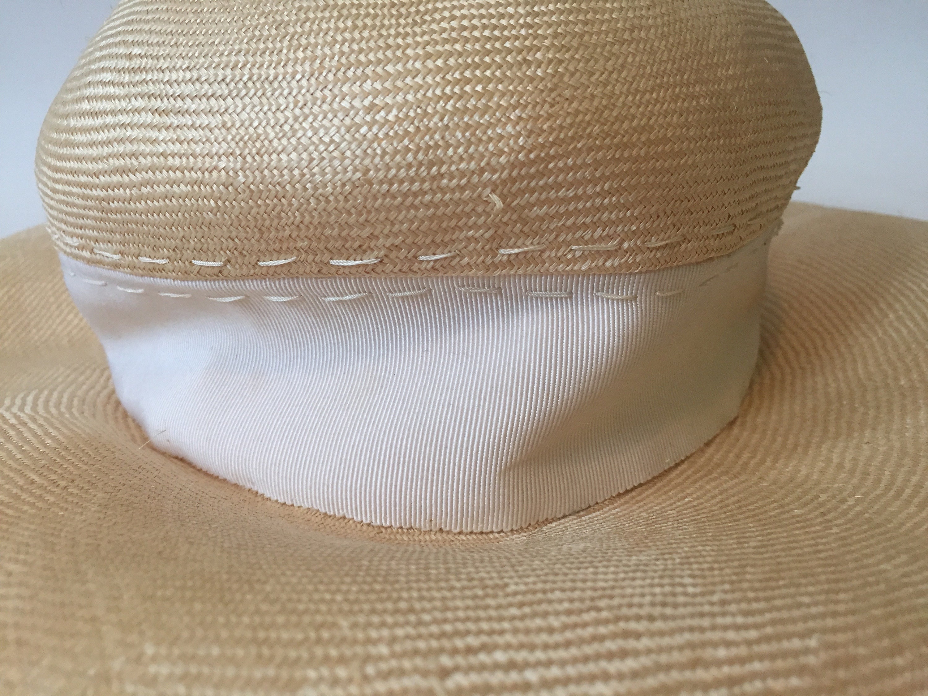Wide Brim Straw Hat || Wavy Brim Hat || Summer Wide Brim Hat || Formal ...