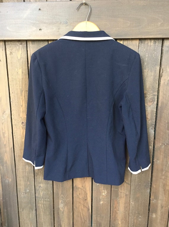 Cropped Sailor Blazer || Navy Blazer Size S || Sailor… - Gem