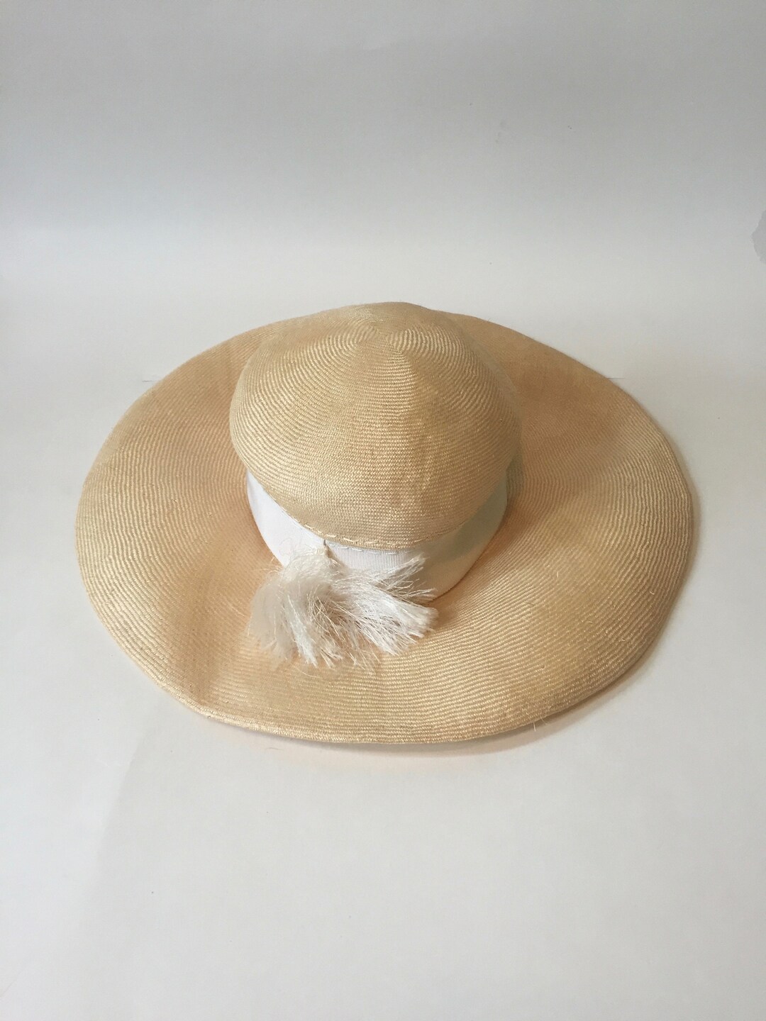 Wide Brim Straw Hat || Wavy Brim Hat || Summer Wide Brim Hat || Formal ...