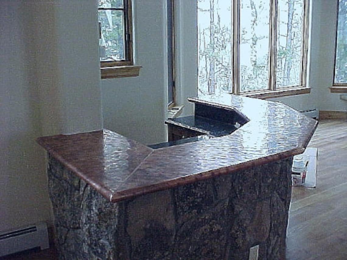 Copper Bar Tops. Heavy Duty Copper. Hand Made in Ohio - Etsy