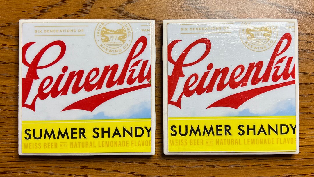 Leinenkugel's Summer Shandy Coasters (set of 2) - Etsy