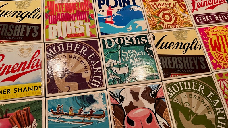 Bold Rock Prosecco Cider Upcycled Coasters set of 2 - Etsy