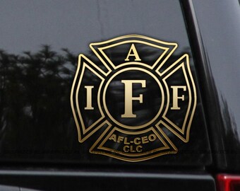 Fire Dept Decal | Etsy
