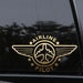 Airline Pilot Wings Decal Sticker Commercial Airplane Aviation Window ...