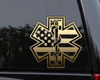 EMS Emergency Medical Services Decal Sticker Paramedic EMT Car | Etsy