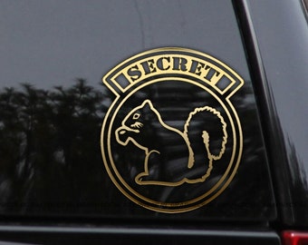 Secret Squirrel Nature Decal Sticker - Etsy