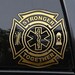 Retired Firefighter Decal Sticker EMS Fire Rescue Medic Car Window - Etsy