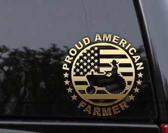I Farm You Eat Sticker C373 Tractor Decal Car Decal Window - Etsy