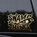 Swamp Thing Decal Sticker Monster 4x4 off Road Lifted Truck Car Window ...