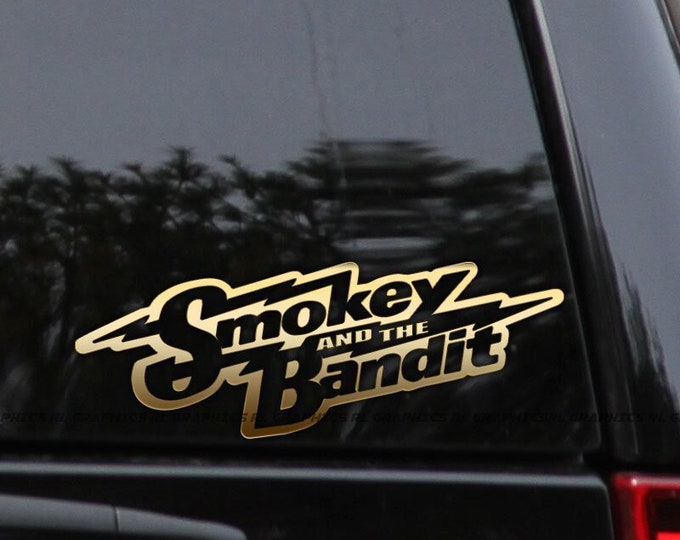 Smokey and the Bandit Decal Sticker Burt Reynolds Trans Am Car Window ...